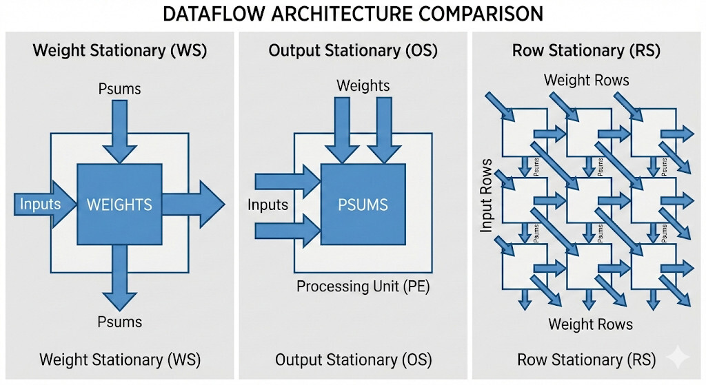 AI Architecture 14. Dataflow Taxonomy: TPU vs Output Stationary vs Row ...